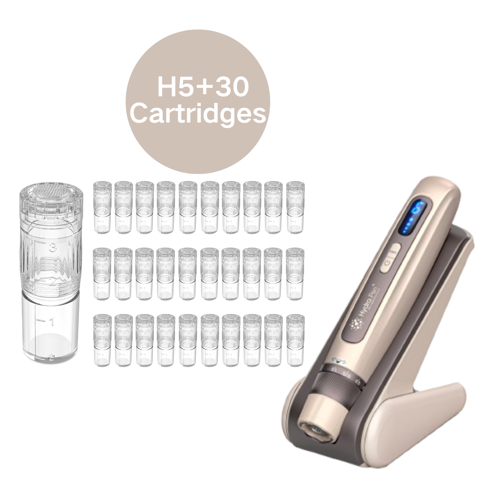 Hydra Pen H5 - Gold Microneedling Hydra Needle Pen With 30PCS Cartridg