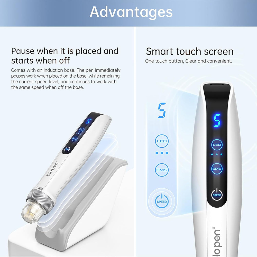 BIO PEN Q2 Microneedling and EMS Device Vitamin C Facial Mask Kit